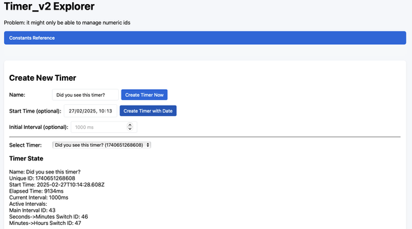 An Example Exploratory Interface